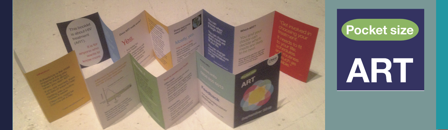 Pocket guides: A7 concertina leaflets | HIV i-Base