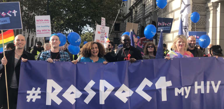 Community “Respect my HIV” march: 30 October 2021 in London | HTB | HIV ...