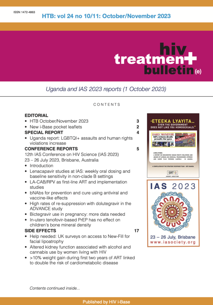 HTB no 12 December 20023 / January2024 | HIV i-Base