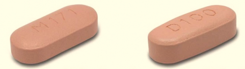 What are the pills marked with M171 and D100? | HIV i-Base