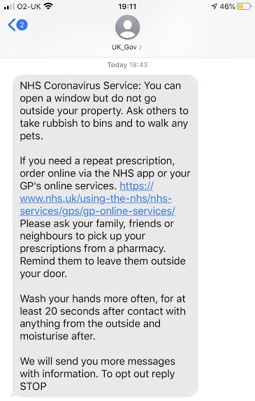Why is the NHS texting HIV positive people to stay at home? | HIV i-Base