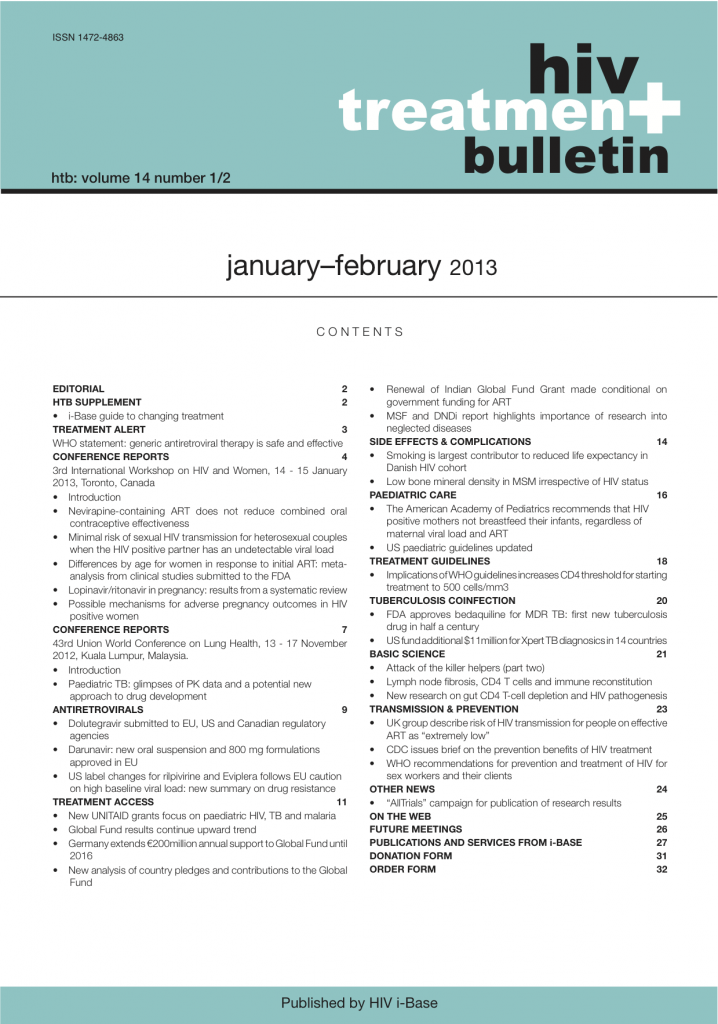 January/February HTB online | HIV i-Base