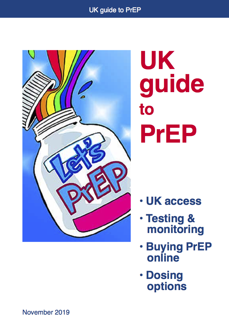 UK Guide to PrEP updated (November 2019) | HIV i-Base